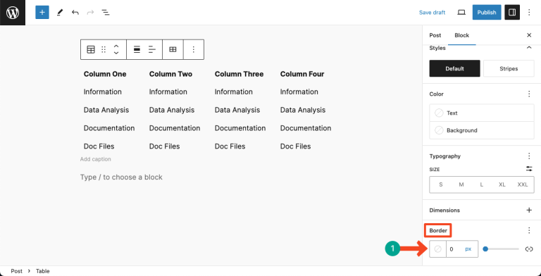 How to Remove Table Borders in WordPress (2 Easy Ways)