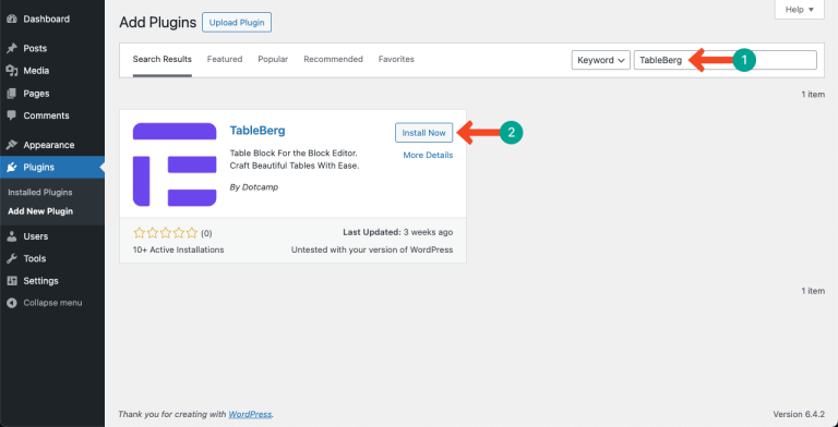 How to Change Table Column Width in WordPress