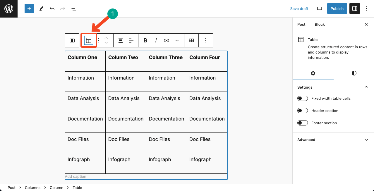 How To Change Table Background Color In WordPress