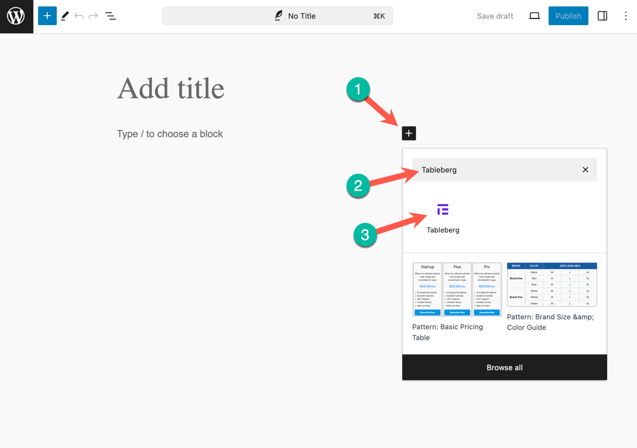 How to Create a Pricing Table in WordPress Block Editor