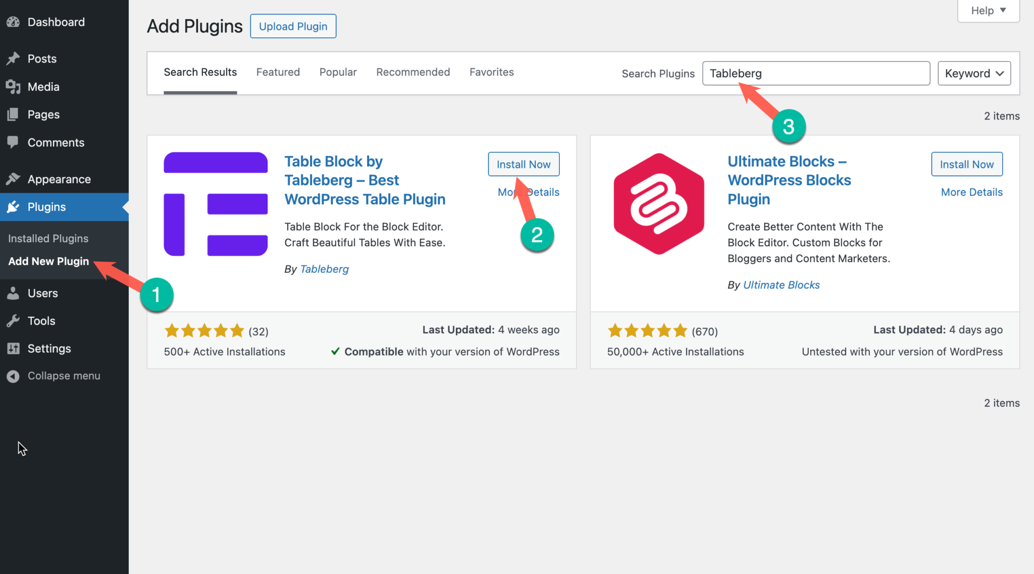 How to Change Table Column Width in WordPress
