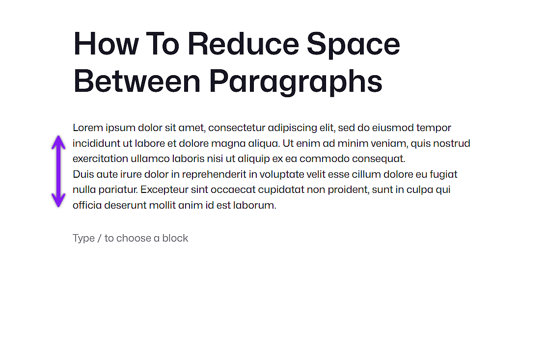 How To Reduce Space Between Paragraphs In Wordpress 0830