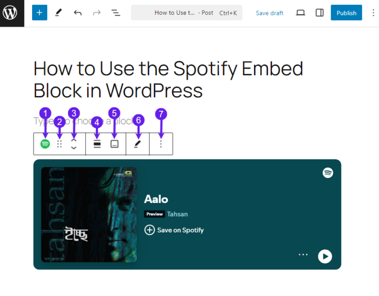 How to Use the Spotify Embed Block in WordPress (2 Easy Steps)