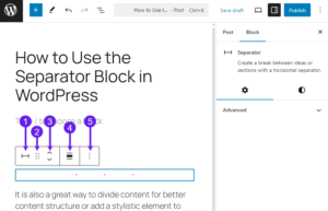 Separator Block - How to Use Guide & Overview