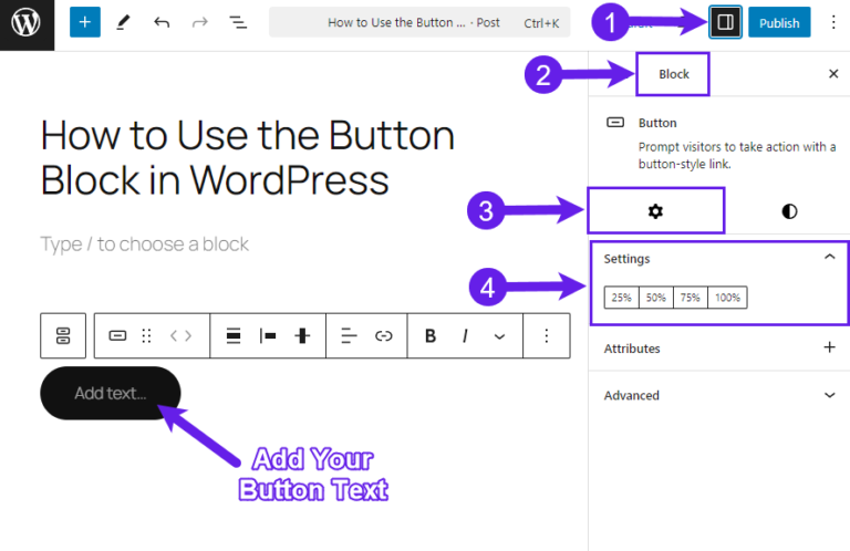 Buttons Block - How to Use & Overview