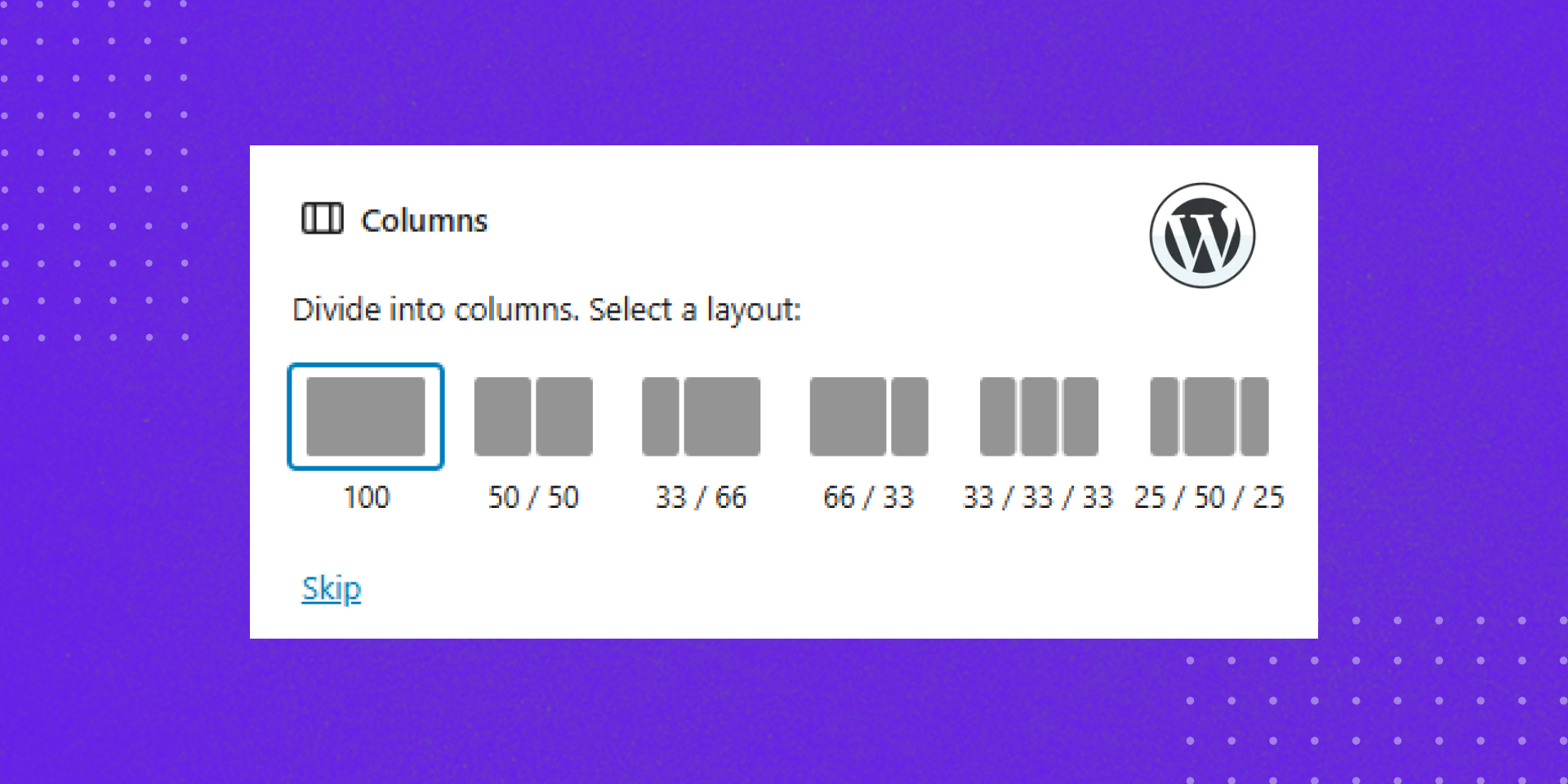 Columns Bock - How to Use It & Overview