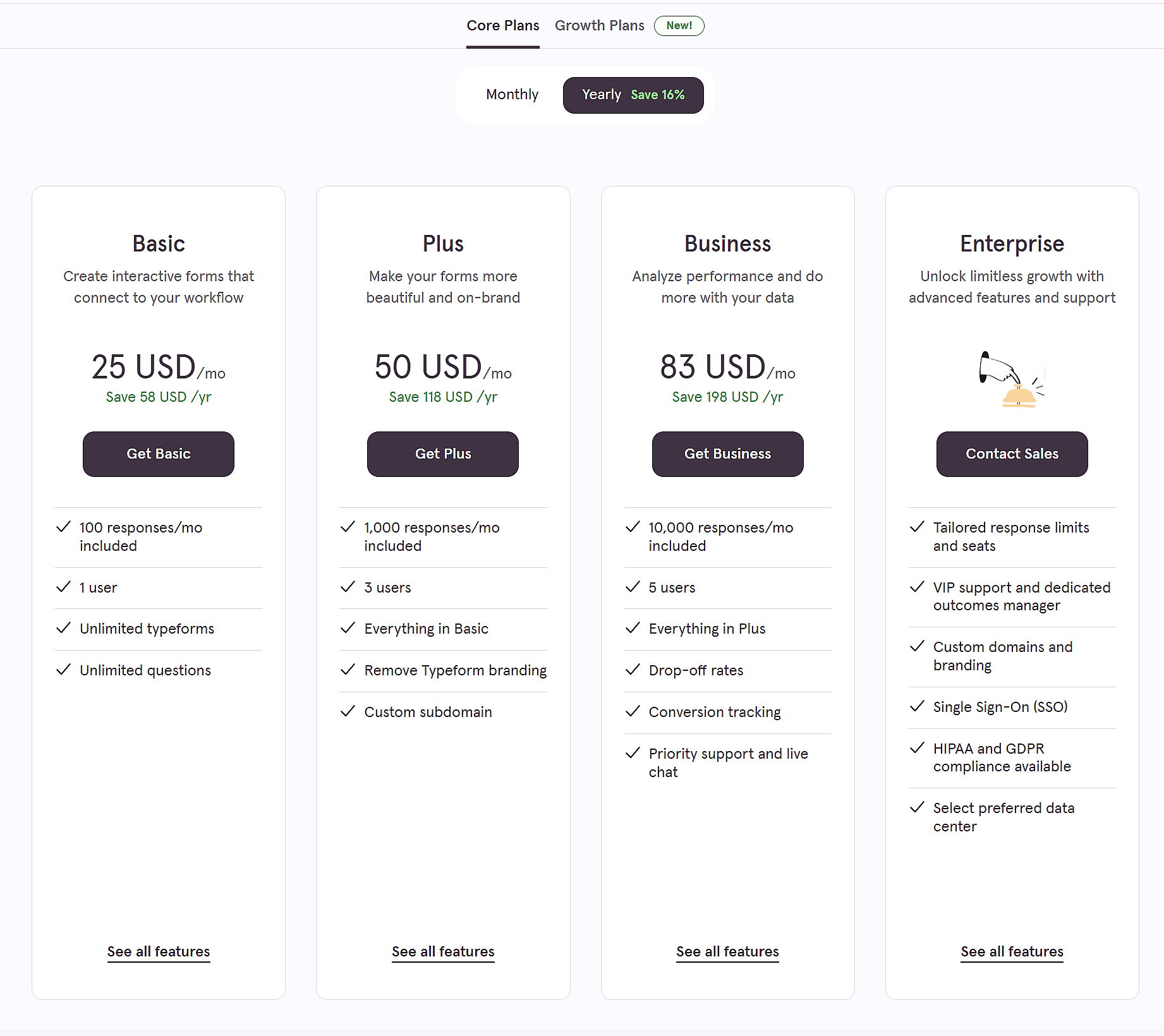 15 Best Pricing Table Examples for Your Inspiration