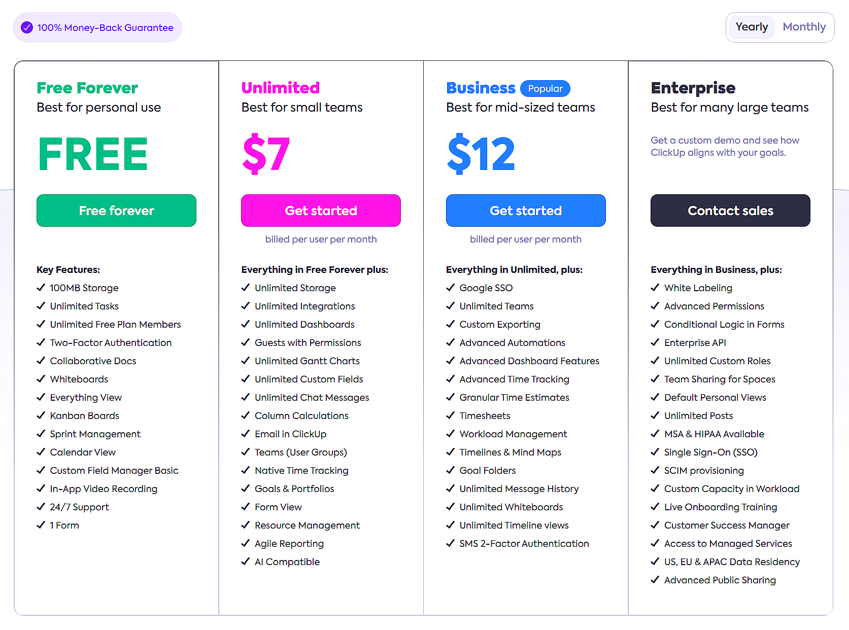 15 Best Pricing Table Examples for Your Inspiration