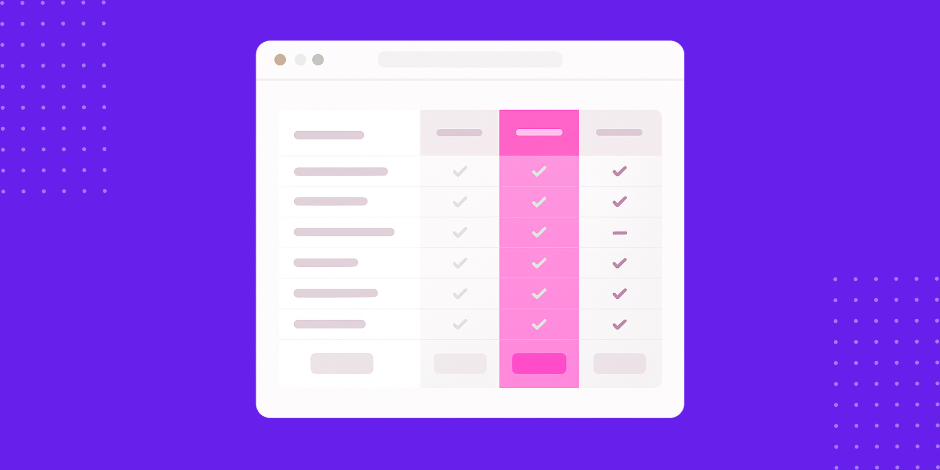 Product & Feature Comparison Table Examples That Work