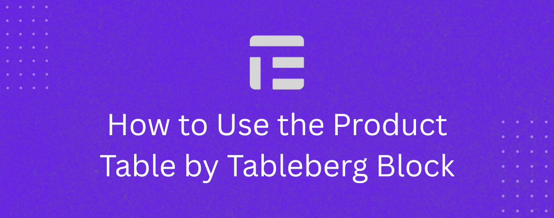 Hoe het product Table by Tableberg Block Tableberg te gebruiken